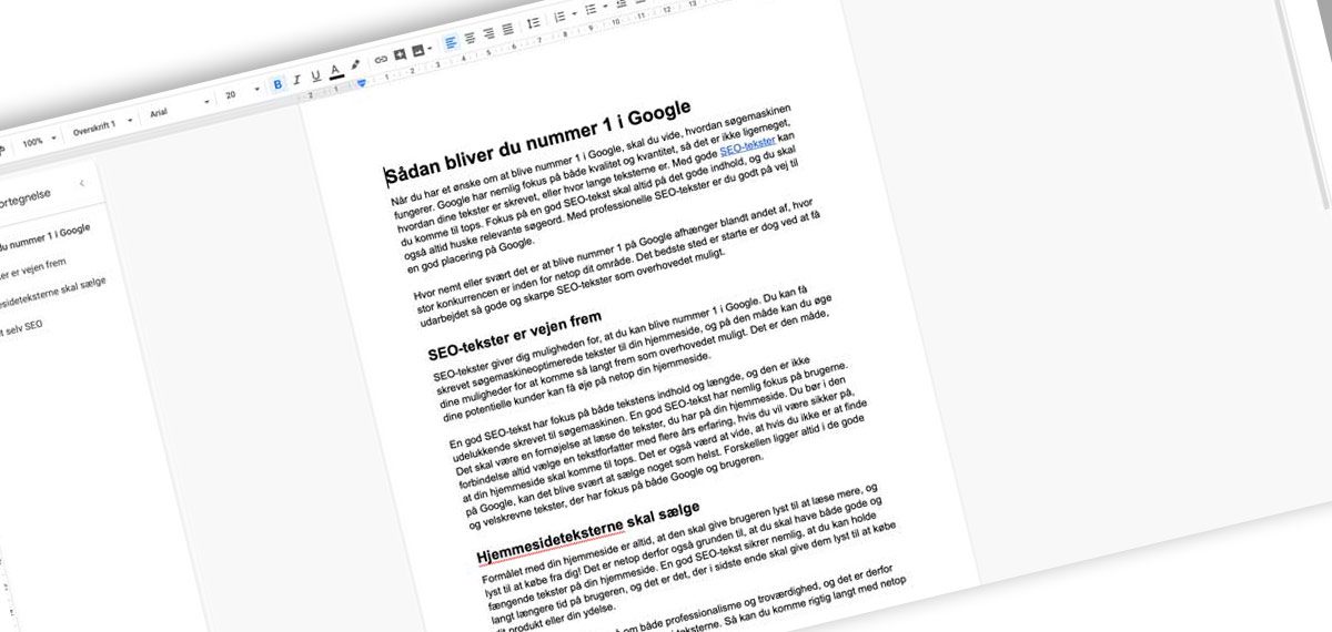 Derfor skal du arbejde med lange tekster på din hjemmeside ...